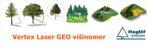 Gozdarski višinomer Haglof Vertex Laser GEO