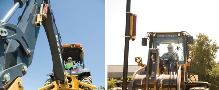 Indikator laserskega žarka za vodenje gradbenih strojev TOPCON B110