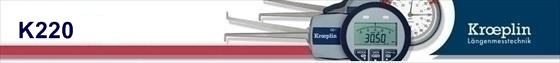 Kroeplin K220 merilna ura za zunanje merjenje - debelina